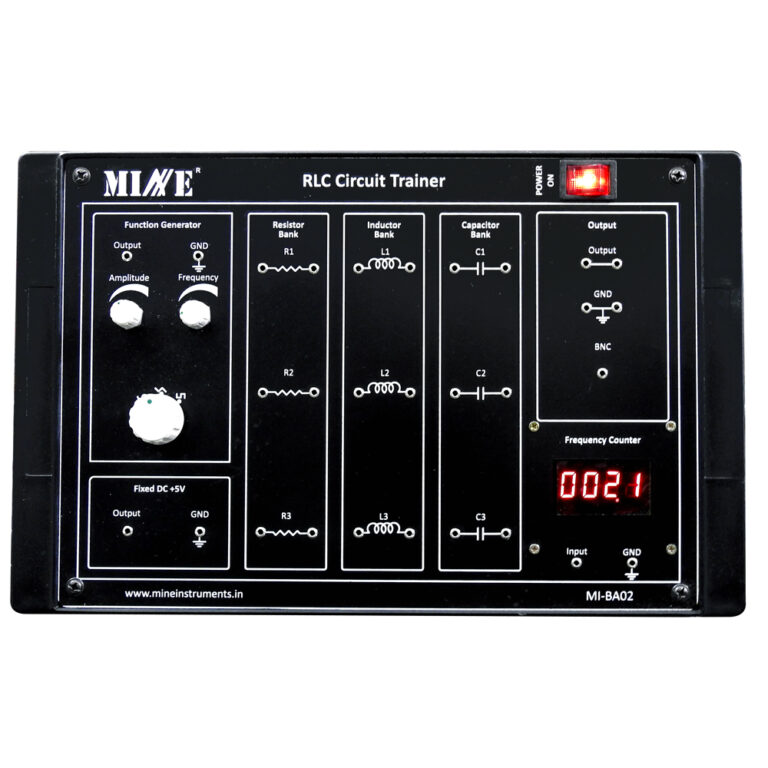 RLC Circuit Trainer (MI-BA02) - Mine Instruments Pvt Ltd.