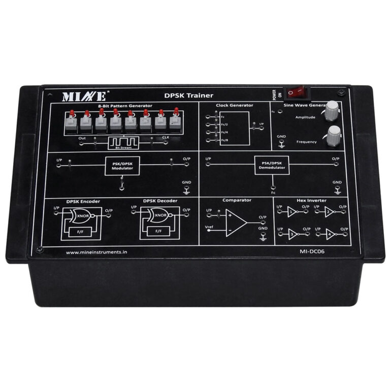 DPSK Modulation and Demodulation Trainer (MI-DC06) - Mine Instruments ...