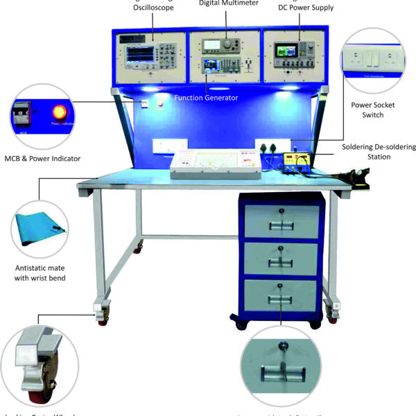 Advance Electronic- Workbench (MI-EW03) - Mine Instruments Pvt Ltd.