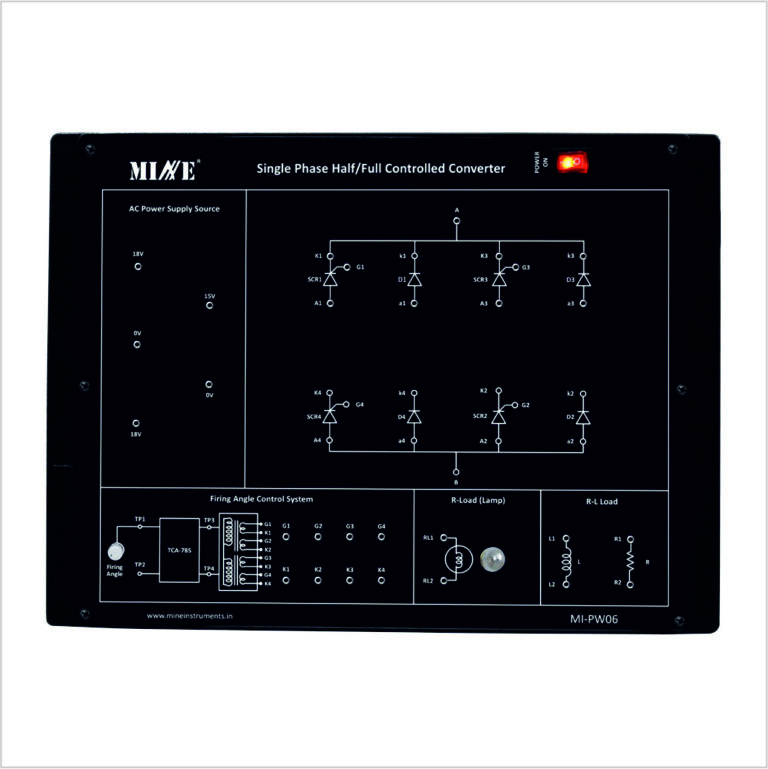 Single Phase Half/Full Controlled Converter (MI-PW06) - Mine ...