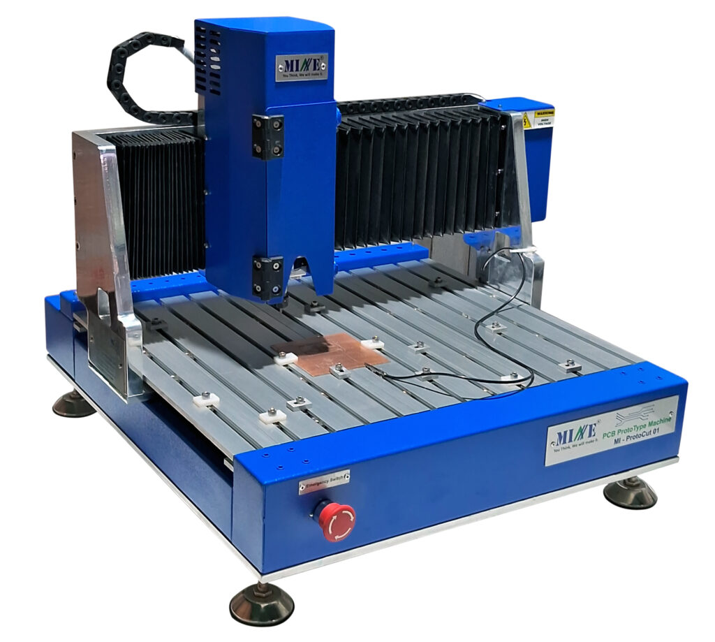 PCB Prototype Machine MI-ProtoCut 01 - Mine Instruments Pvt Ltd.